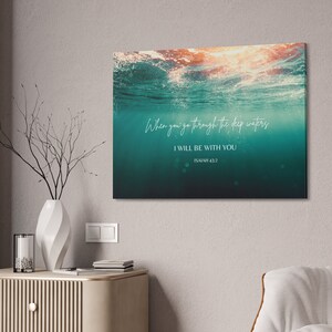 Bible Verse Canvas Wall Art Scripture Wall Art Christian Wall - Etsy