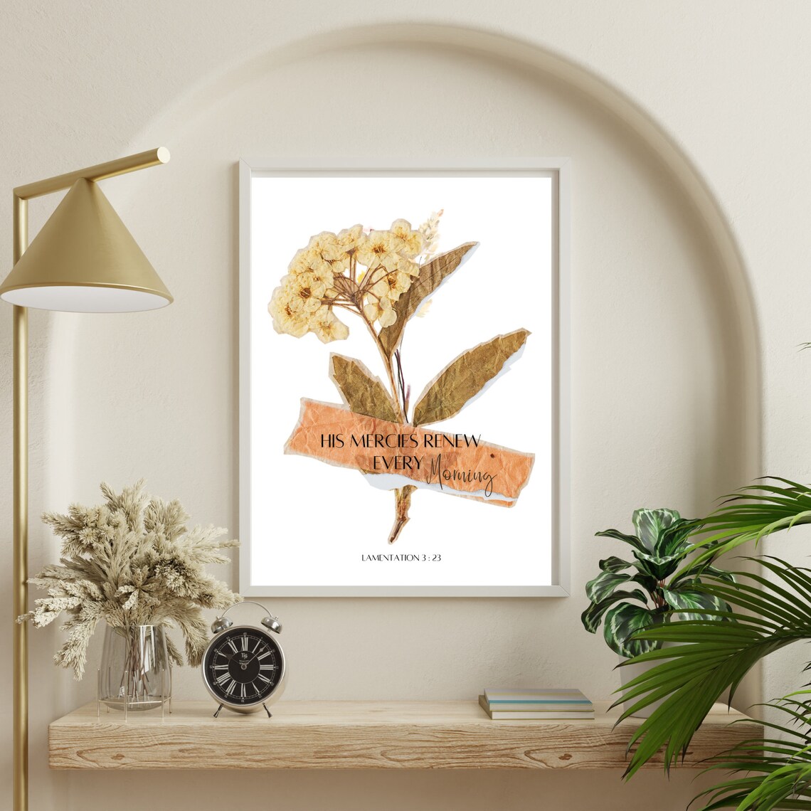 His Mercies Are New Every Morning Modern Christian Wall Art ...