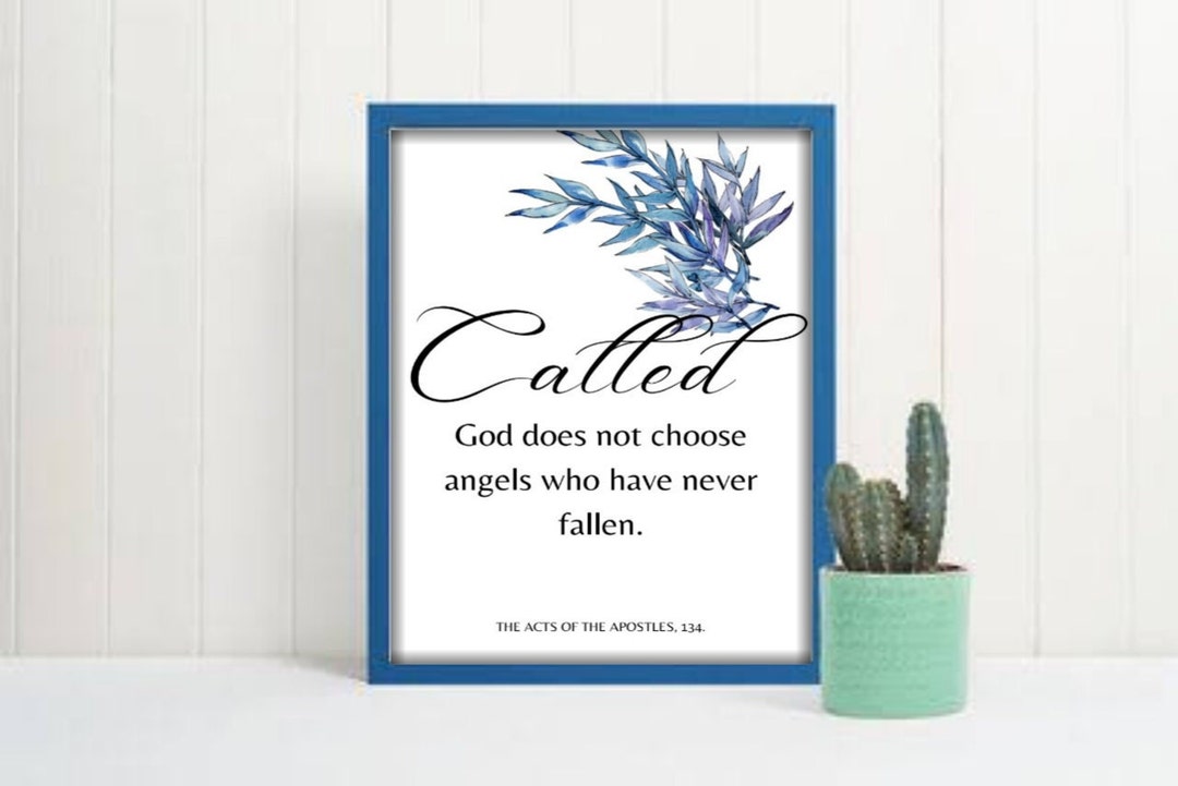 Digital Download Quote Wall Art Printable Bible Verse Decor Digital ...