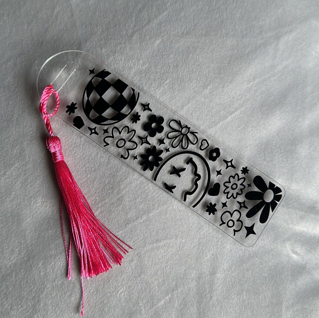 Funky Acrylic Bookmark Retro Bookmark Bookmark - Etsy