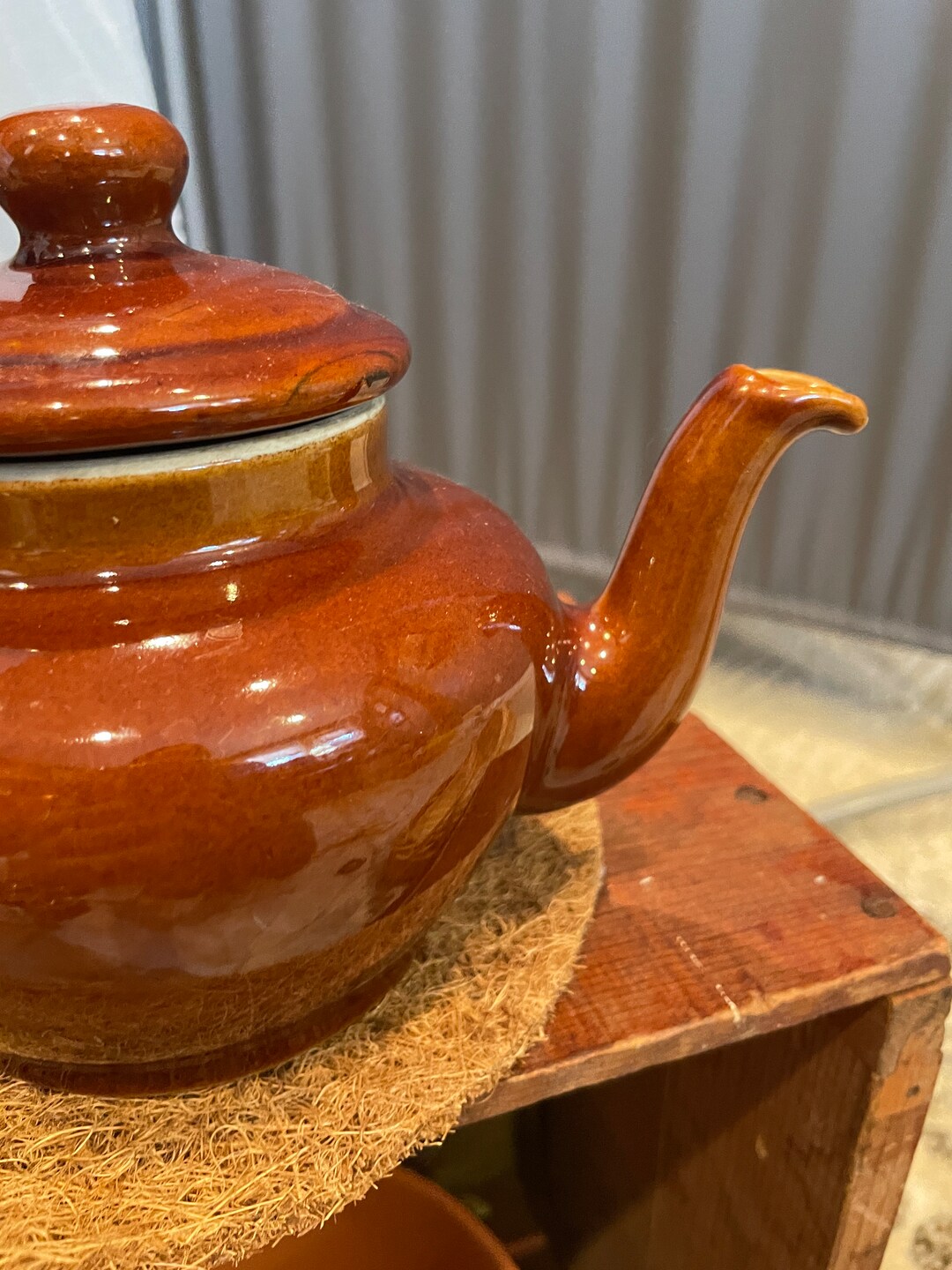 Vintage, MCM Teapot - Etsy