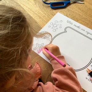 Kids Craft Make a Fish Tank Paper Craft Indoor Preschool Activity Kids ...