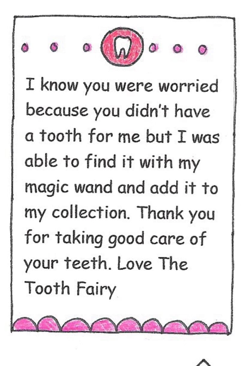 Tooth Fairy Letter Instant Download Digital Download - Etsy UK