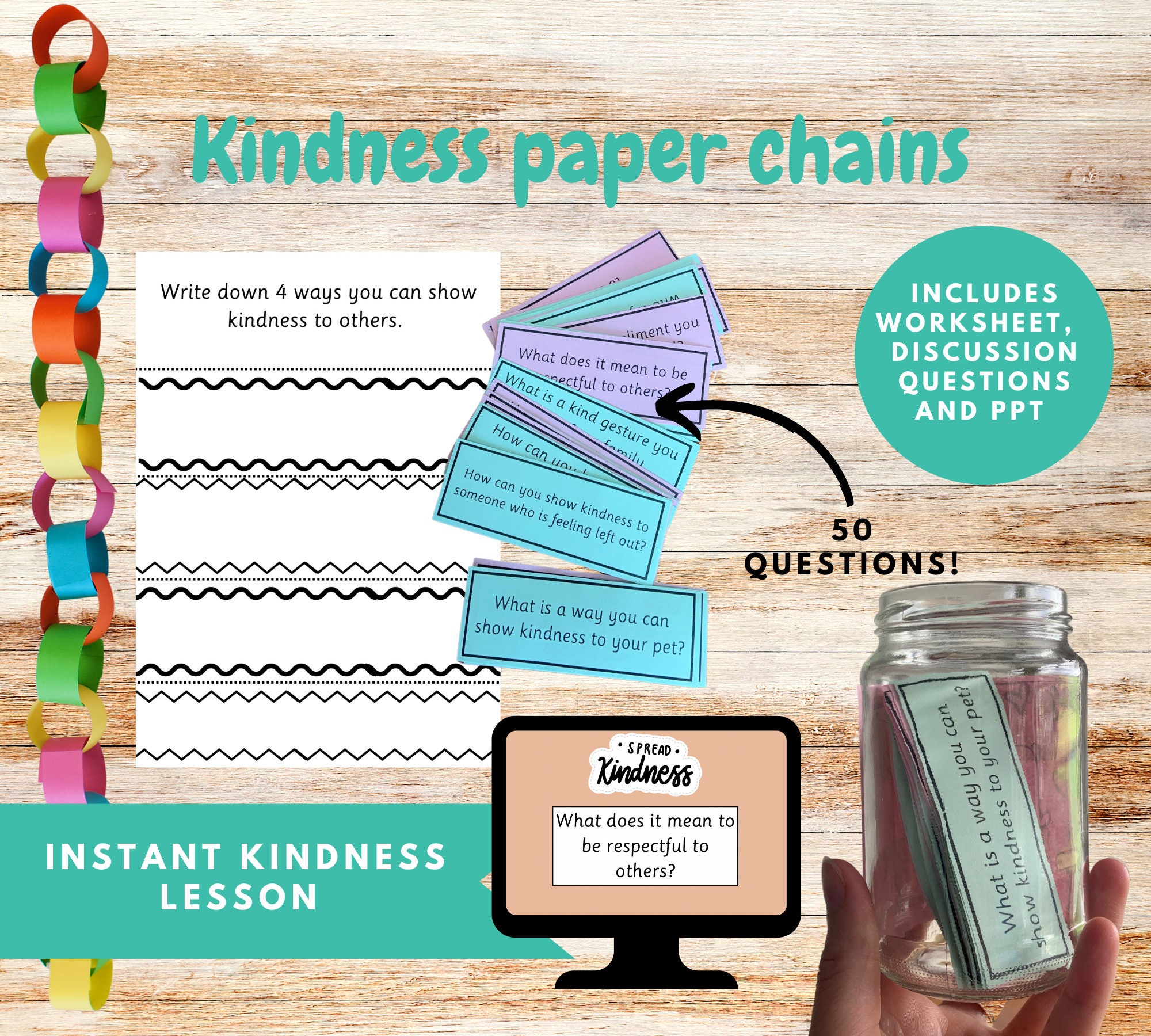 Kindness Lesson Plan Class Ice Breaker First Day Craft - Etsy UK
