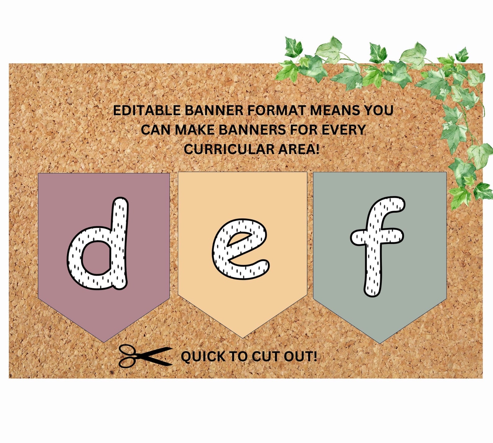 Editable Classroom Display Banner Classroom Bunting Pack English Maths ...