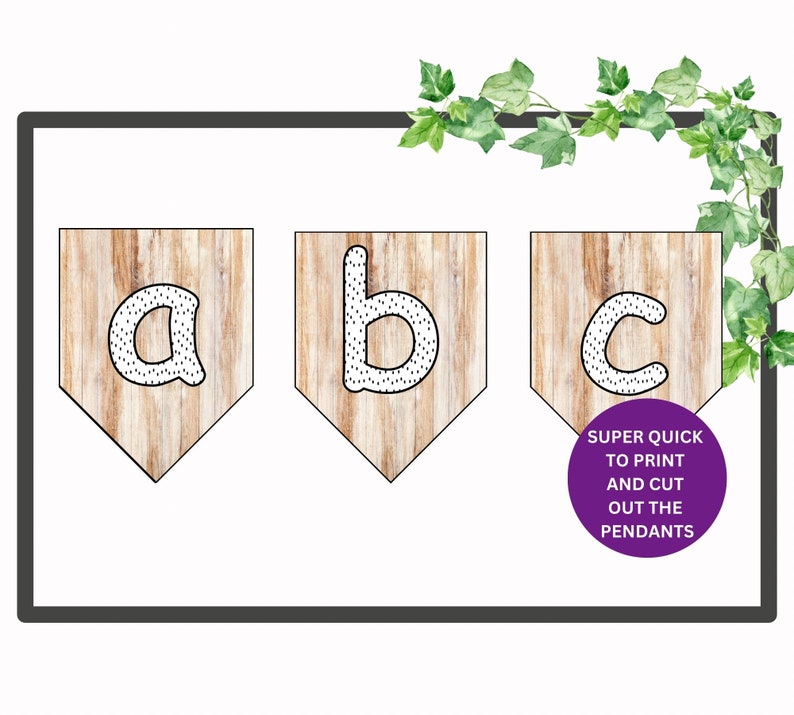 Editable Classroom Display Wood Classroom Bunting Pack English - Etsy