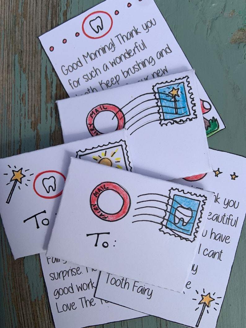 Tooth Fairy Letter First Lost Tooth Letter - Etsy