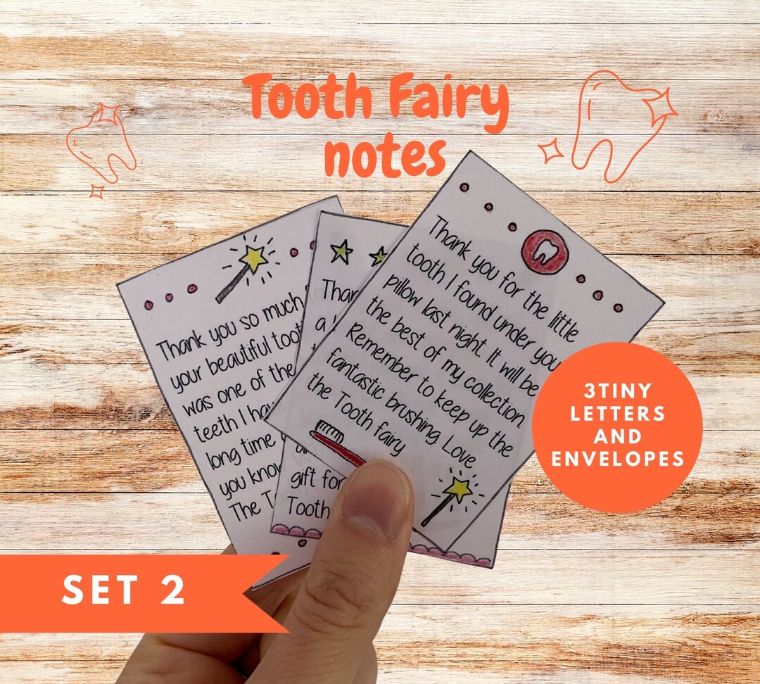 Tooth Fairy Letter and Envelope, First Lost Tooth Letter, Boys, Girls ...