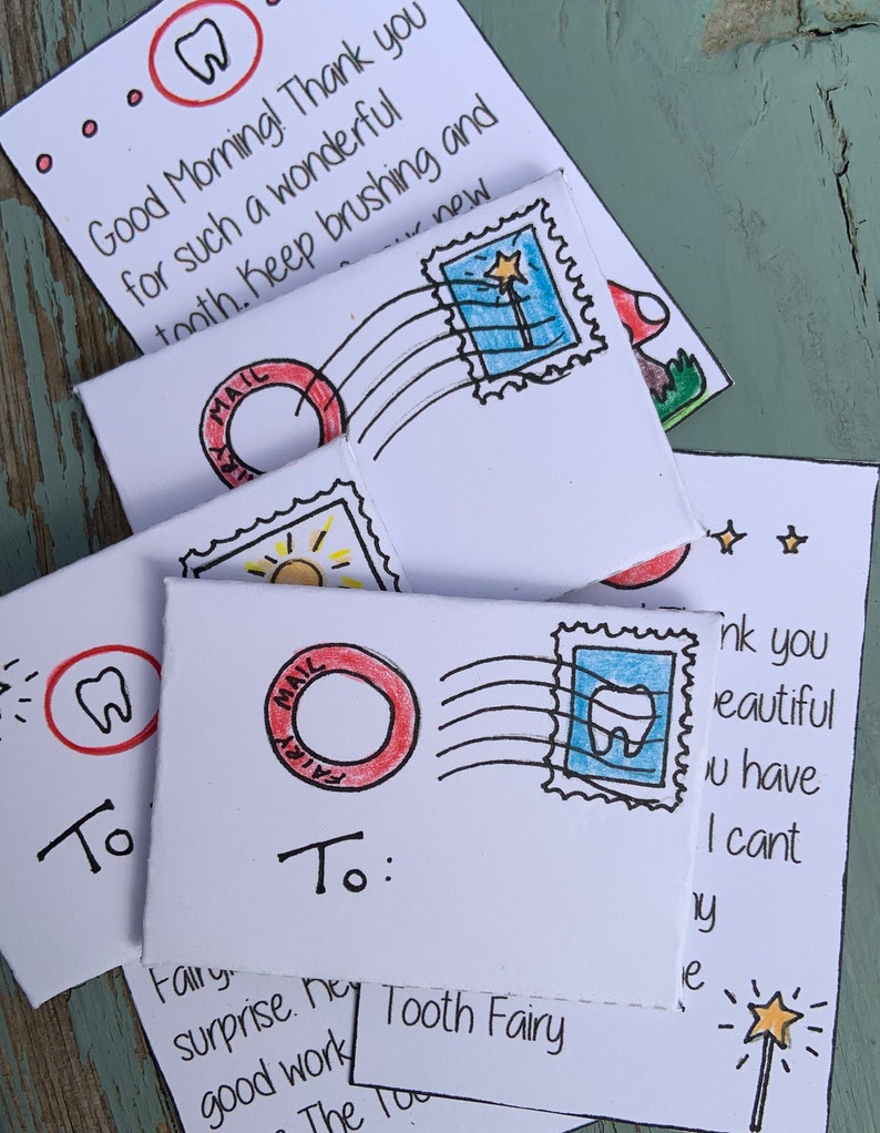 Tooth Fairy Letter First Lost Tooth Letter - Etsy