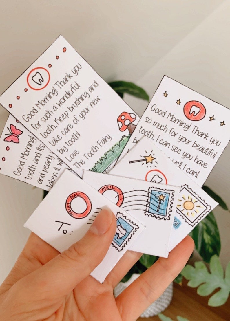 Tooth Fairy Letter First Lost Tooth Letter - Etsy