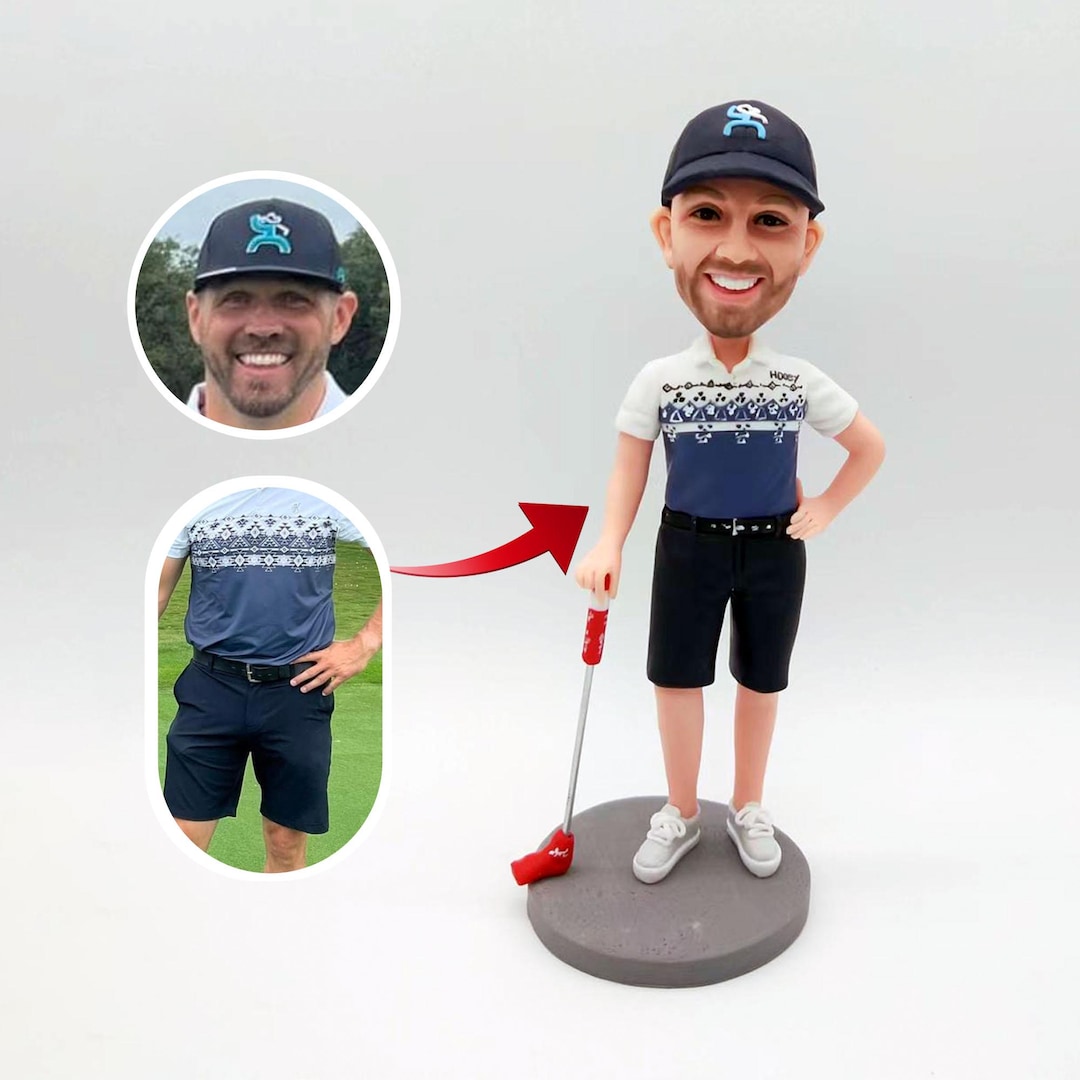 Custom Golf Bobblehead: Personalized Golfer Gift - Etsy