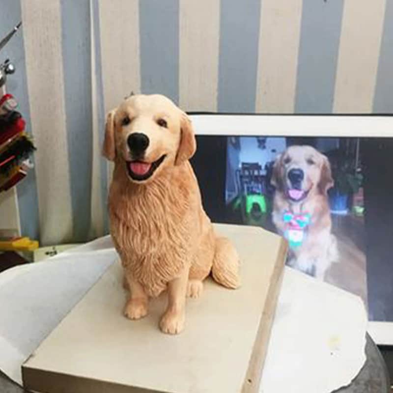 Polymer Clay Portrait Dog - Etsy