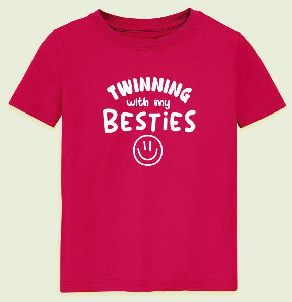 Twinning With My Besties SVG, Twin, Bestie, Cricut, Smiley Face, Twin ...