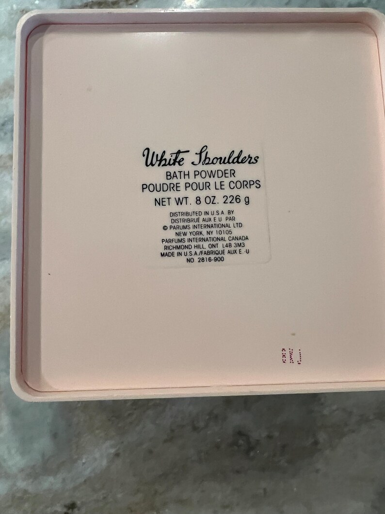Vintage White Shoulders Body Powder With Powder and Puff. 8 Oz ...