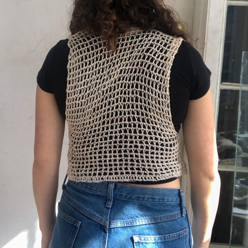 PATTERN Button Closure Crochet Lace Crop Top - Etsy Canada