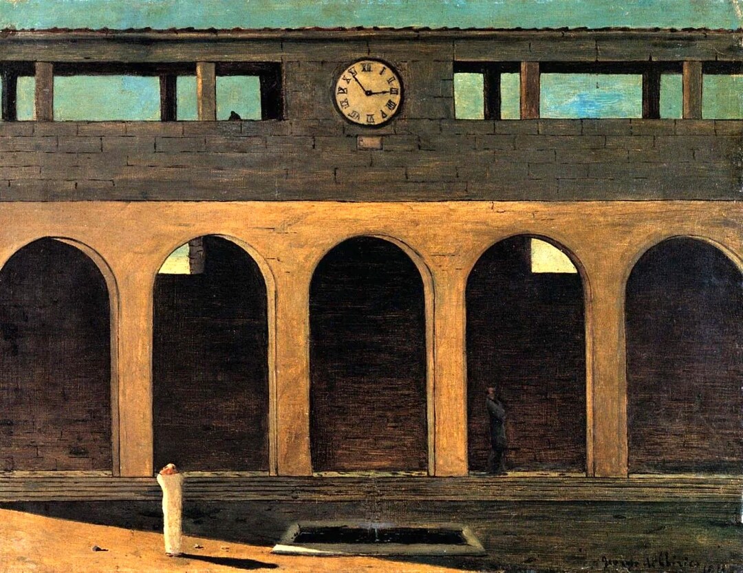 The Enigma of the Hour by Giorgio De Chirico Quality Print - Frame Me ...