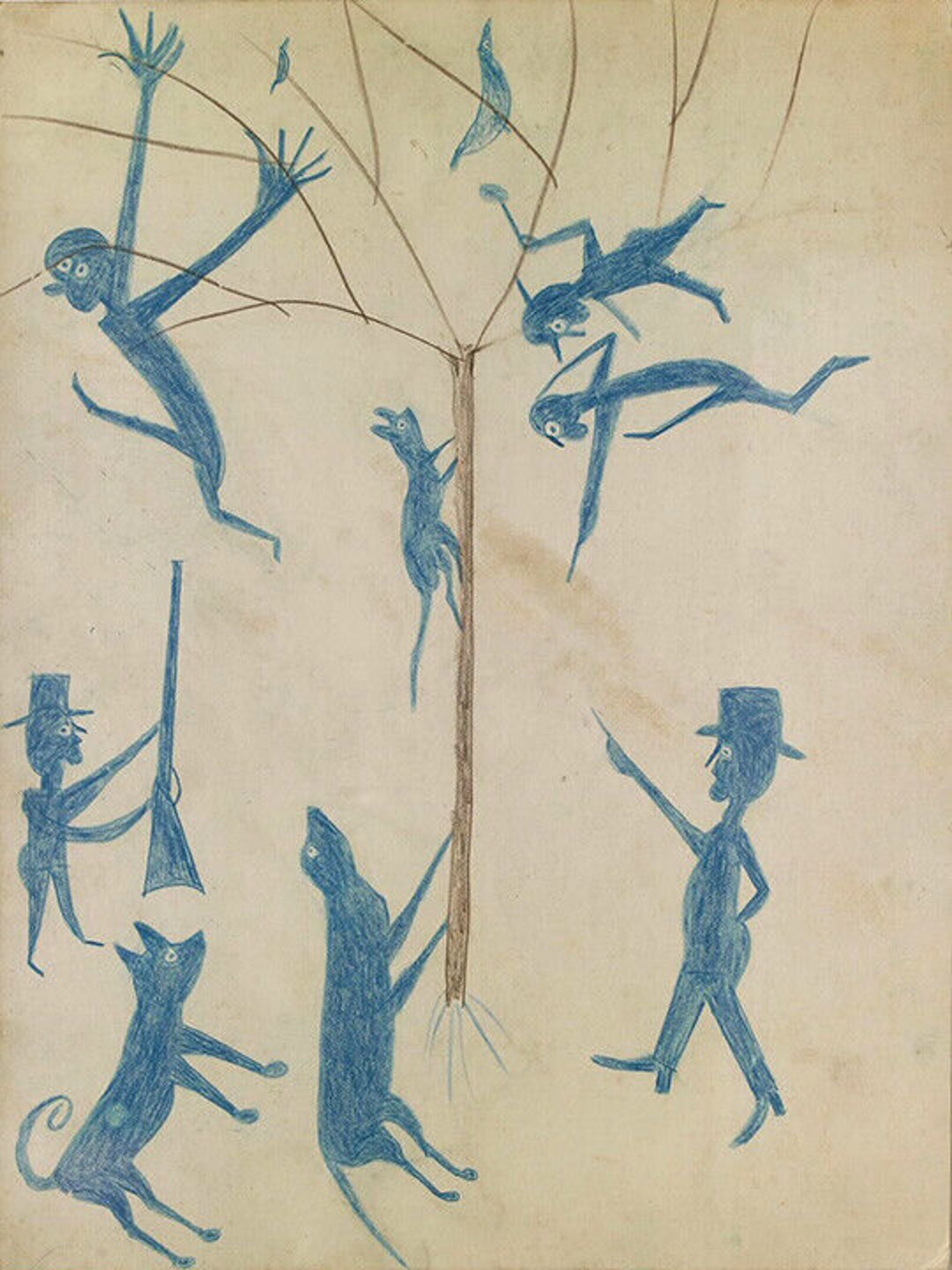 Untitled by Bill Traylor Quality Print - Frame Me - Etsy