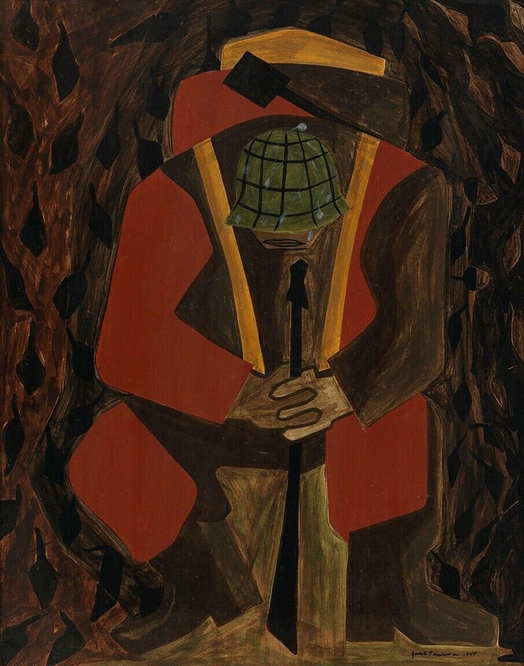 Victory by Jacob Lawrence – Civil Rights Era Artwork, Bold African ...