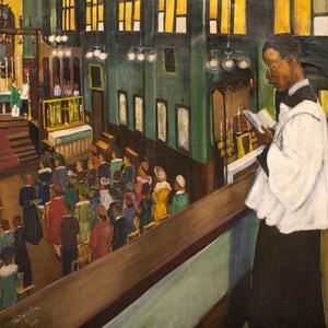 The Choir Singer by Allan Rohan Crite Quality Print - Frame Me - Etsy