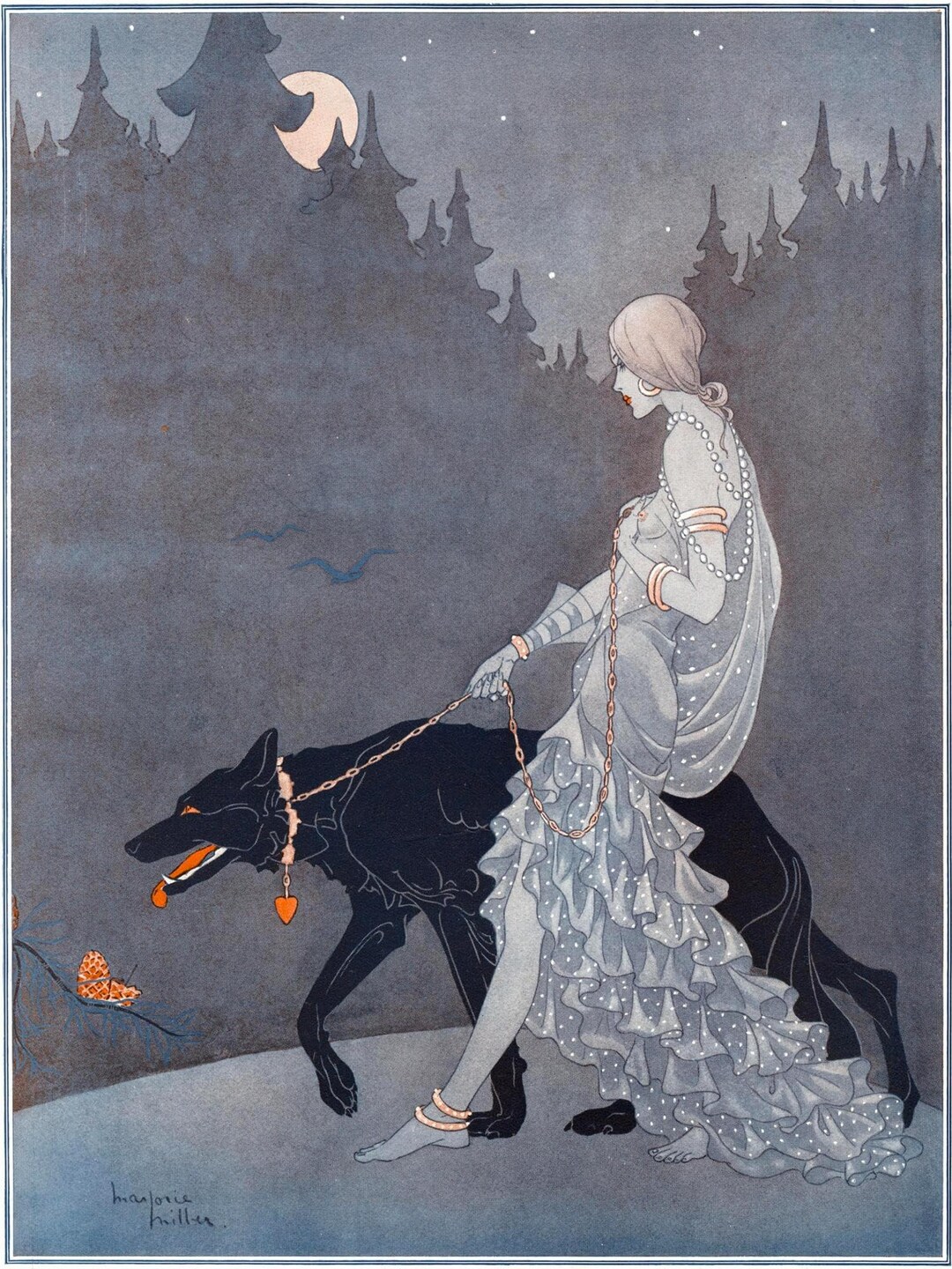 Queen of the Night by Marjorie Miller -quality Print - Frame Me - Etsy