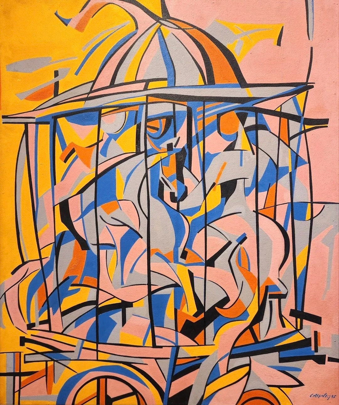 Carousel by Carl Robert Holty Quality Print - Frame Me - Etsy