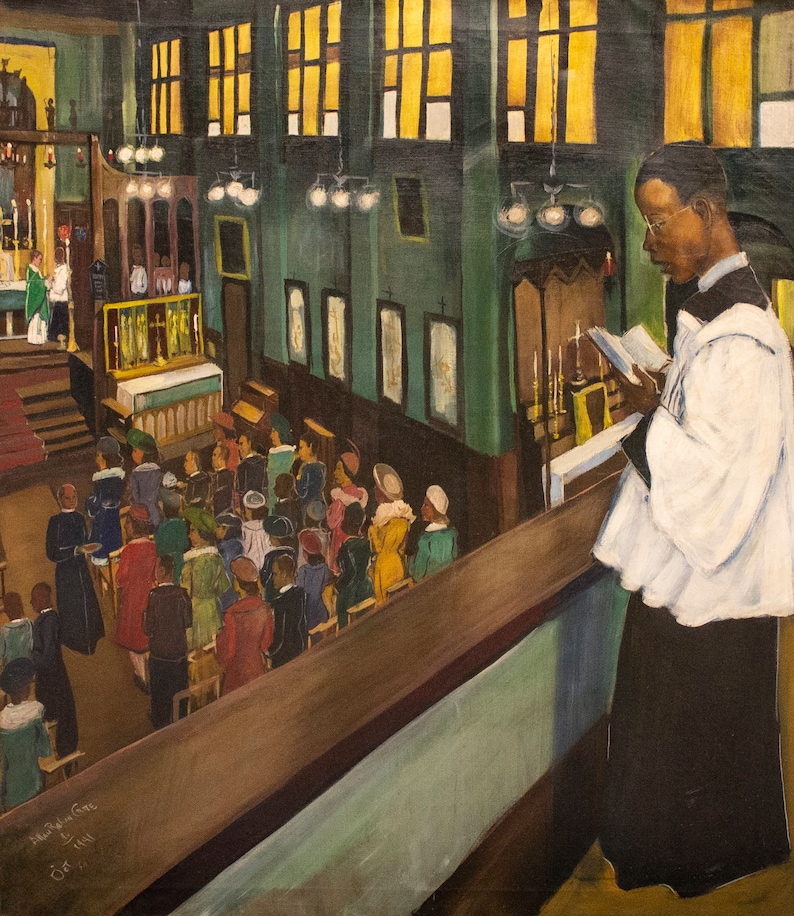 The Choir Singer by Allan Rohan Crite Quality Print - Frame Me - Etsy