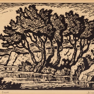 Kansas Creek by Birger Sandzen Quality Print - Frame Me - Etsy