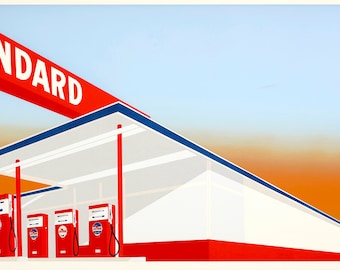 Standard Station by Ed Ruscha -premium Quality Art Print - Etsy