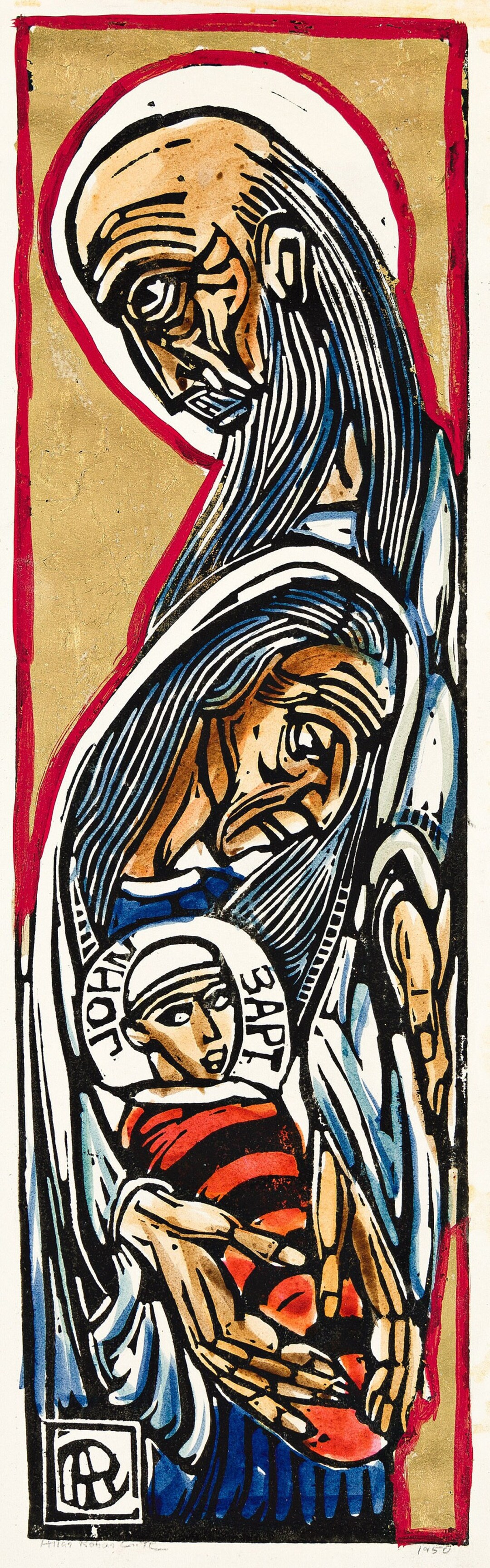 John the Baptist by Allan Rohan Crite Quality Print - Frame Me - Etsy