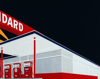 Standard Station by Ed Ruscha -premium Quality Art Print - Etsy
