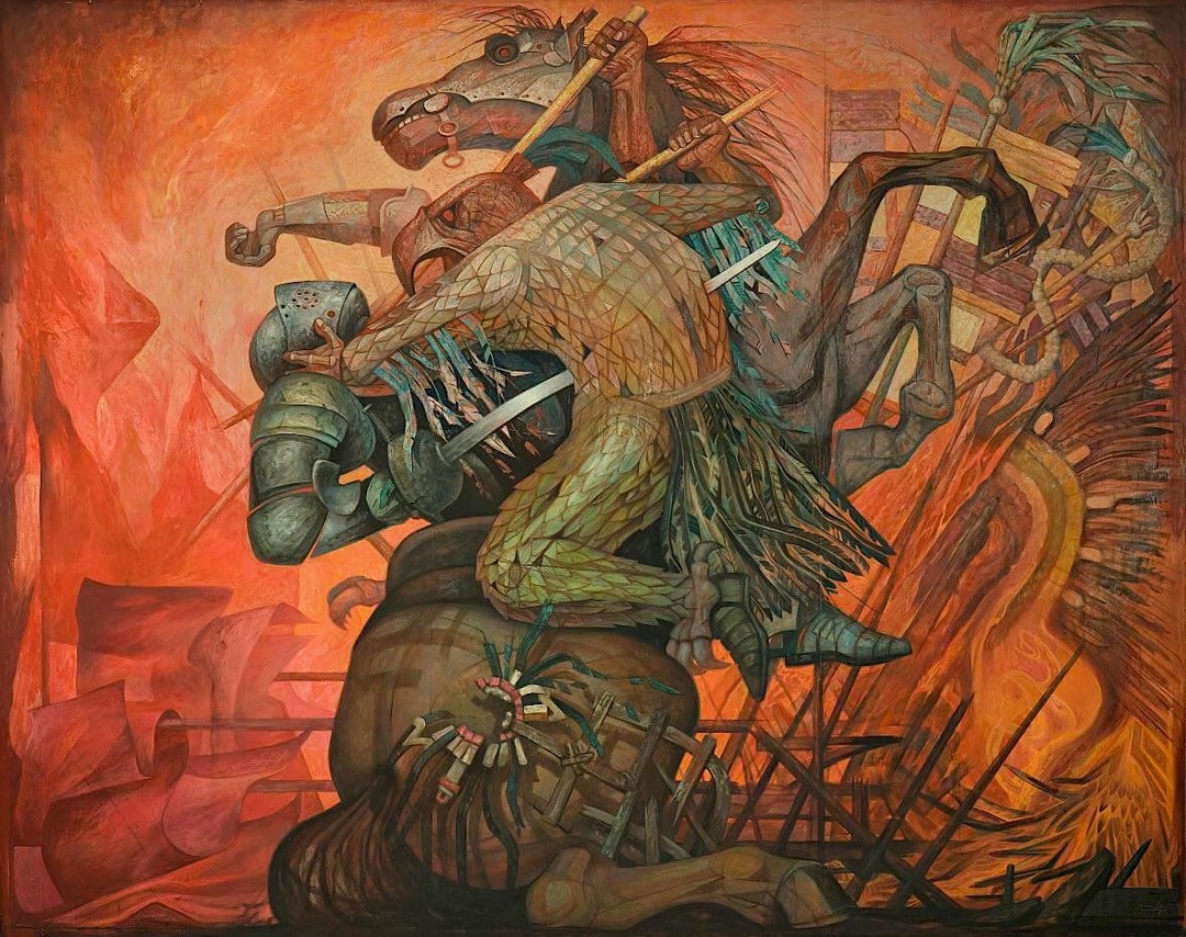 Fusion of Two Cultures by Jorge Gónzales Camarena Quality Print - Frame ...