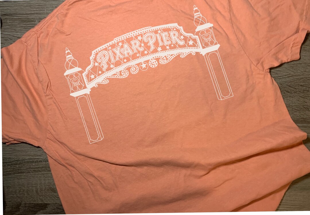 Pixar Pier Inspired Tshirt Disneys California Adventure - Etsy