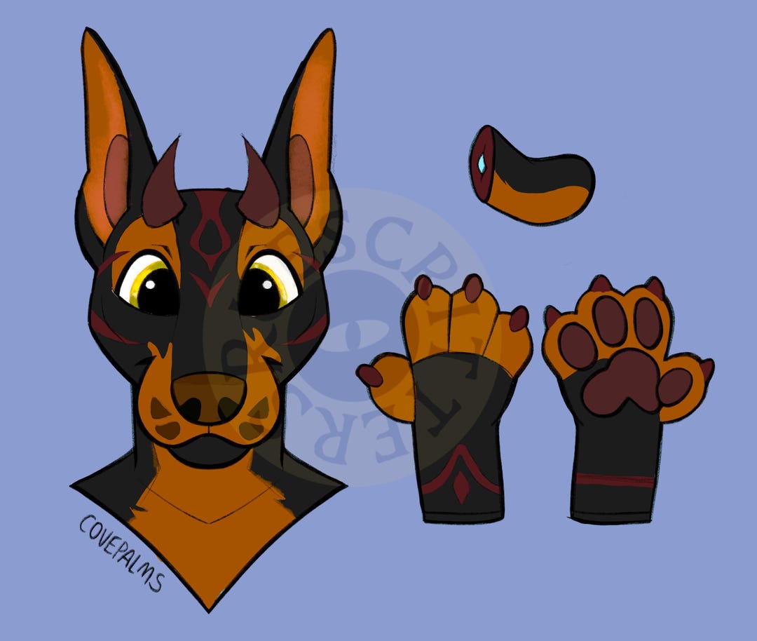 Doberman Furry Adopt - Etsy