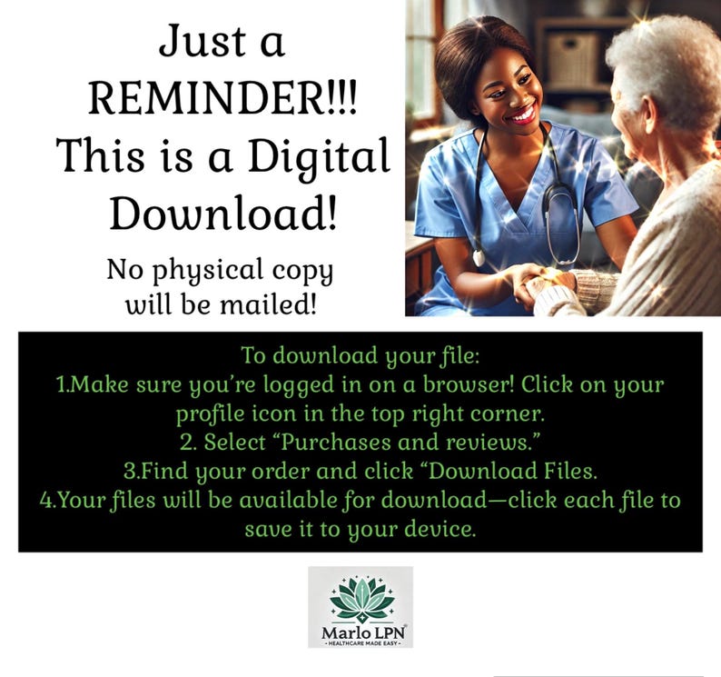Home Health Nurse Planner Bundle | Patient Report, Medical History ...