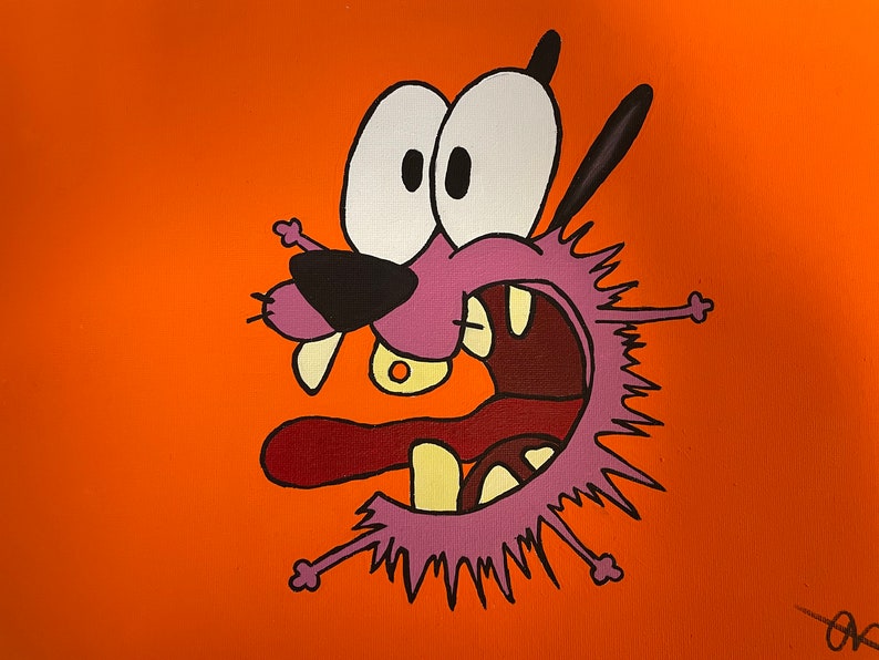 Courage the Cowardly Dog - Etsy