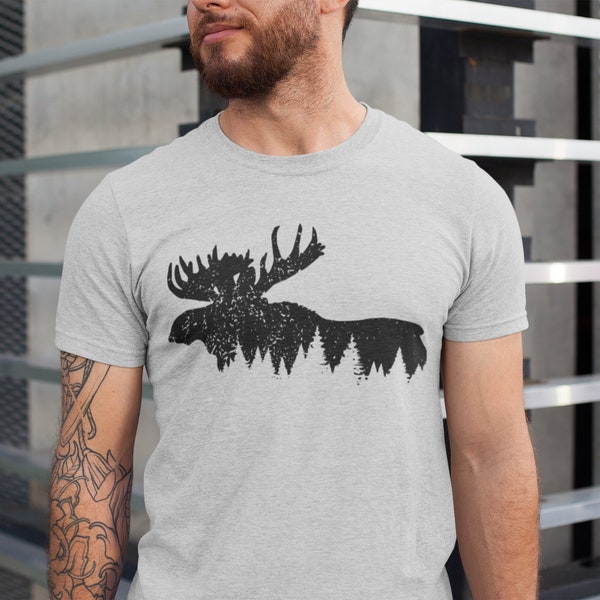 Moose T Shirt - Etsy