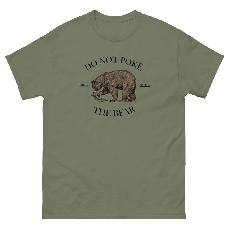 Do Not Poke the Bear T-shirt, Bear Shirt, Funny Bear Shirt, Wilderness ...