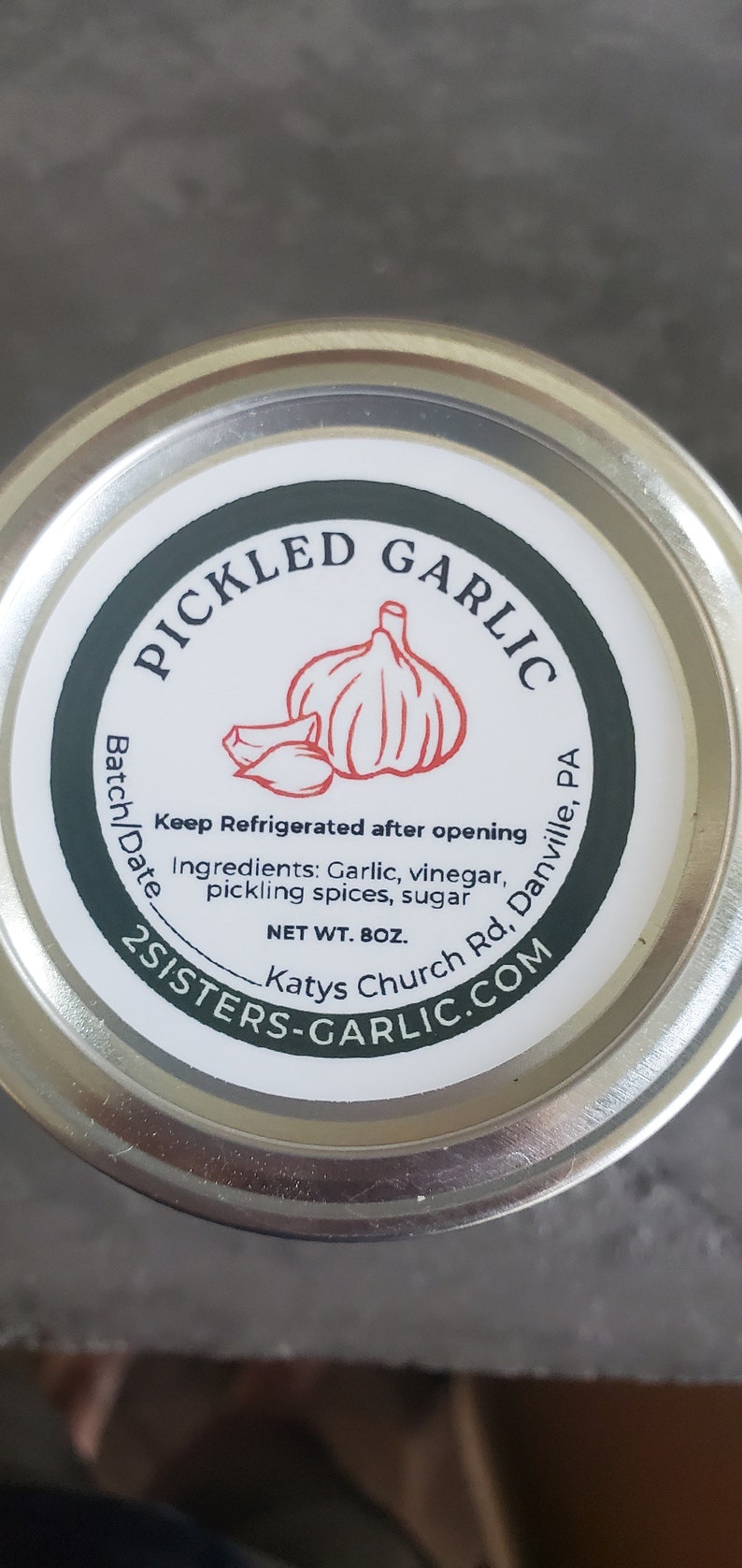 Pickled Garlic, Slightly Spicy--red Pepper Italian Blend - Etsy