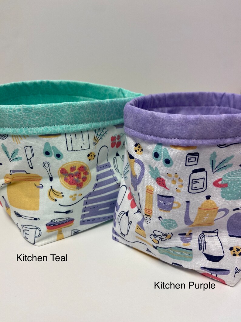 Handmade Fabric Baskets Storage Container Home Decor - Etsy