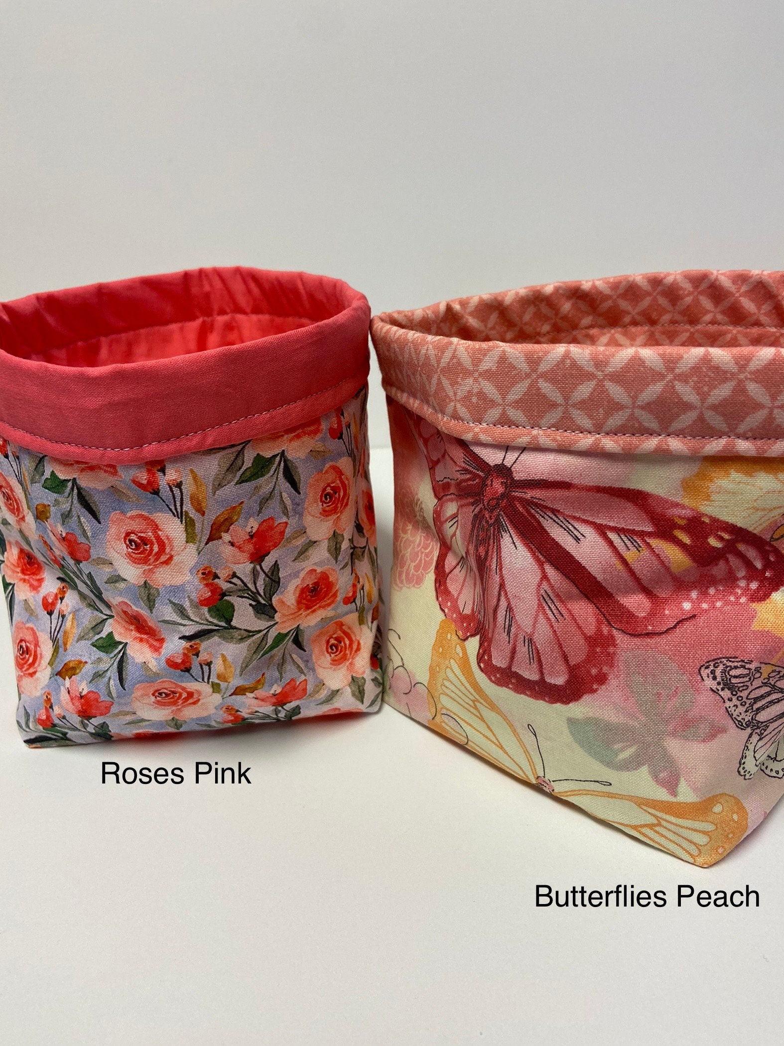 Handmade Fabric Baskets Storage Container Home Decor - Etsy