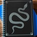 Slithery Scaly Snake Spiral Notebook Ruled Line, Crawling Serpent ...