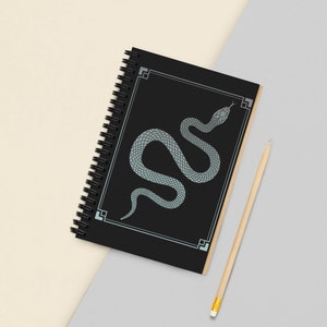 Slithery Scaly Snake Spiral Notebook Ruled Line, Crawling Serpent ...
