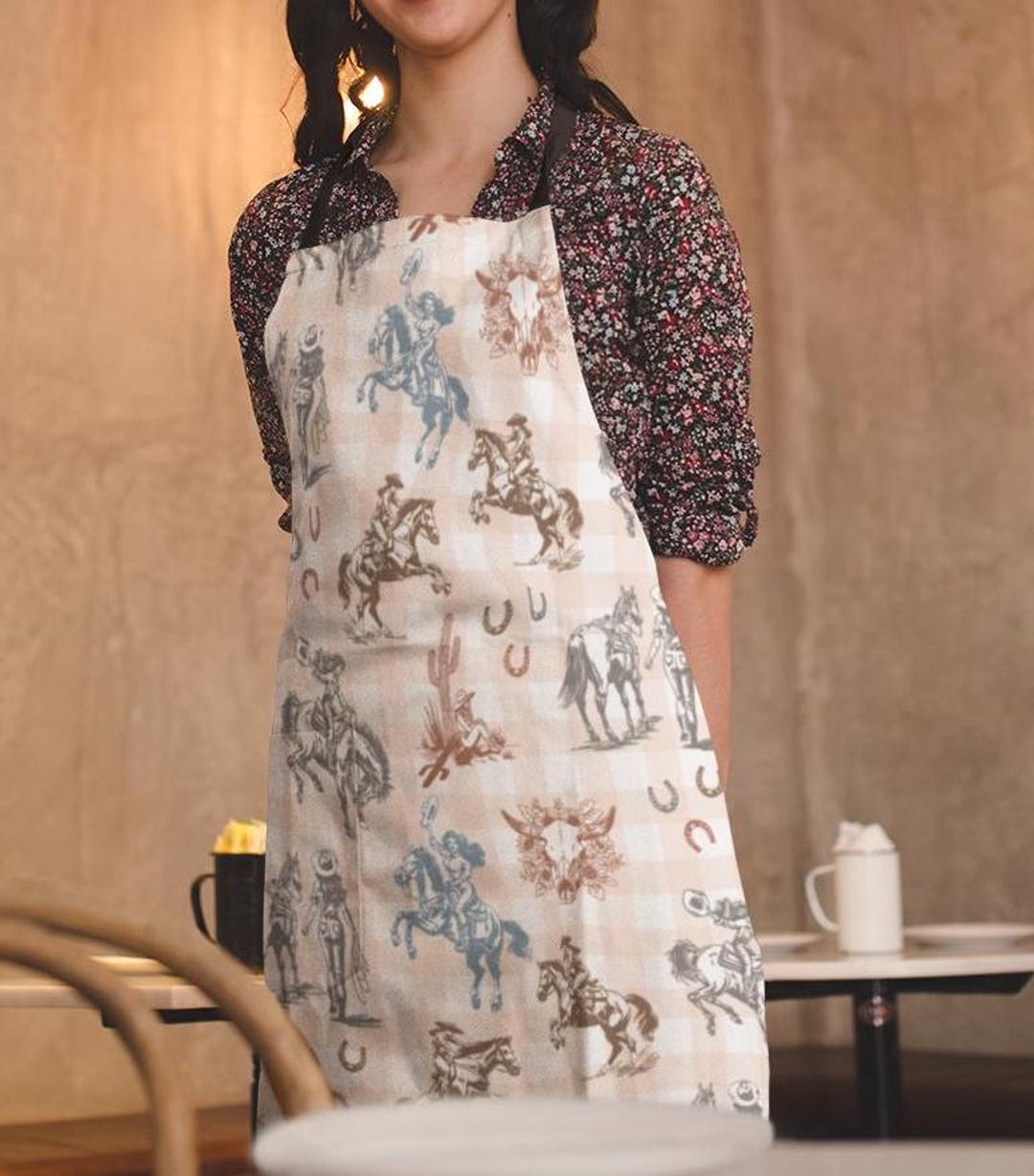 Cowgirl Coquettes Apron | Western Gal Apron | Rodeo Cowgirls Apron ...