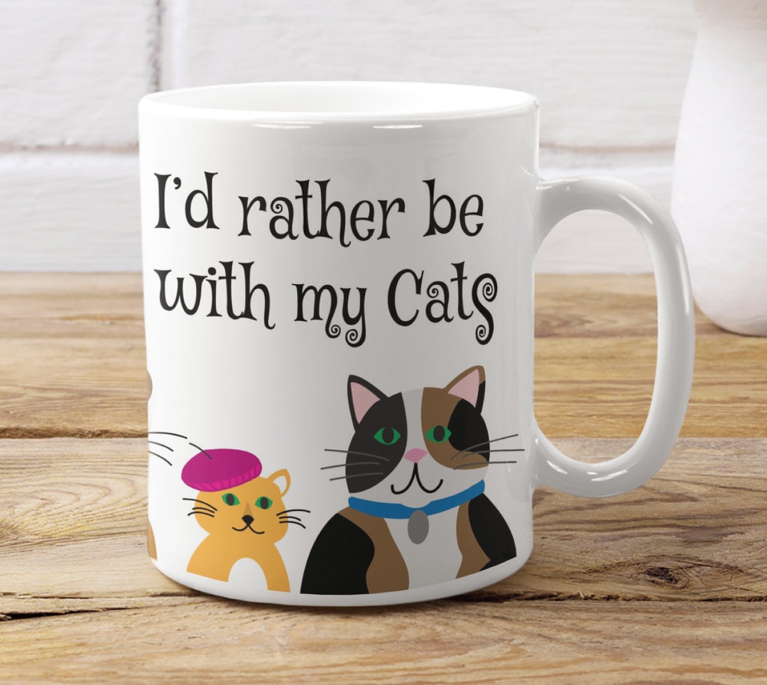 Funny Kitty Cat Mug, Cute Cat Mug, Cat Lover Gift, Crazy Cat Lady,cat ...
