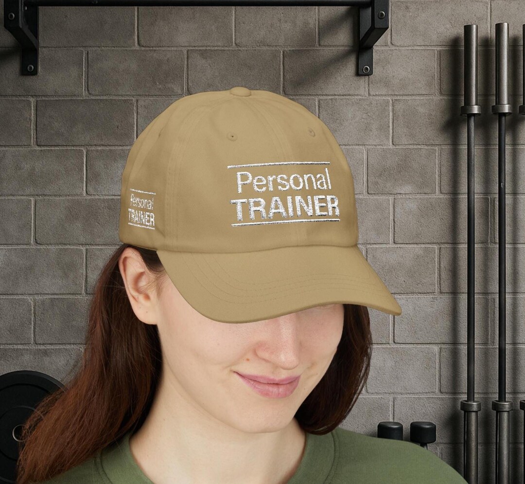 Embroidered Personal Trainer Gym Cap | Personalization Available ...