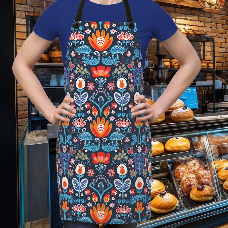 Scandinavian Design Apron - Etsy