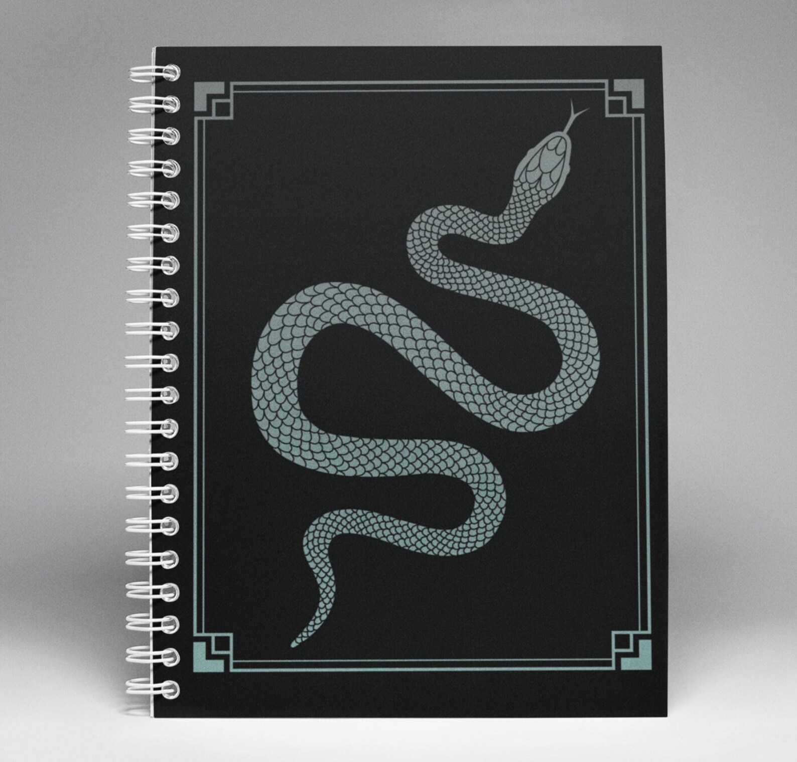 Slithery Scaly Snake Spiral Notebook Ruled Line, Crawling Serpent ...