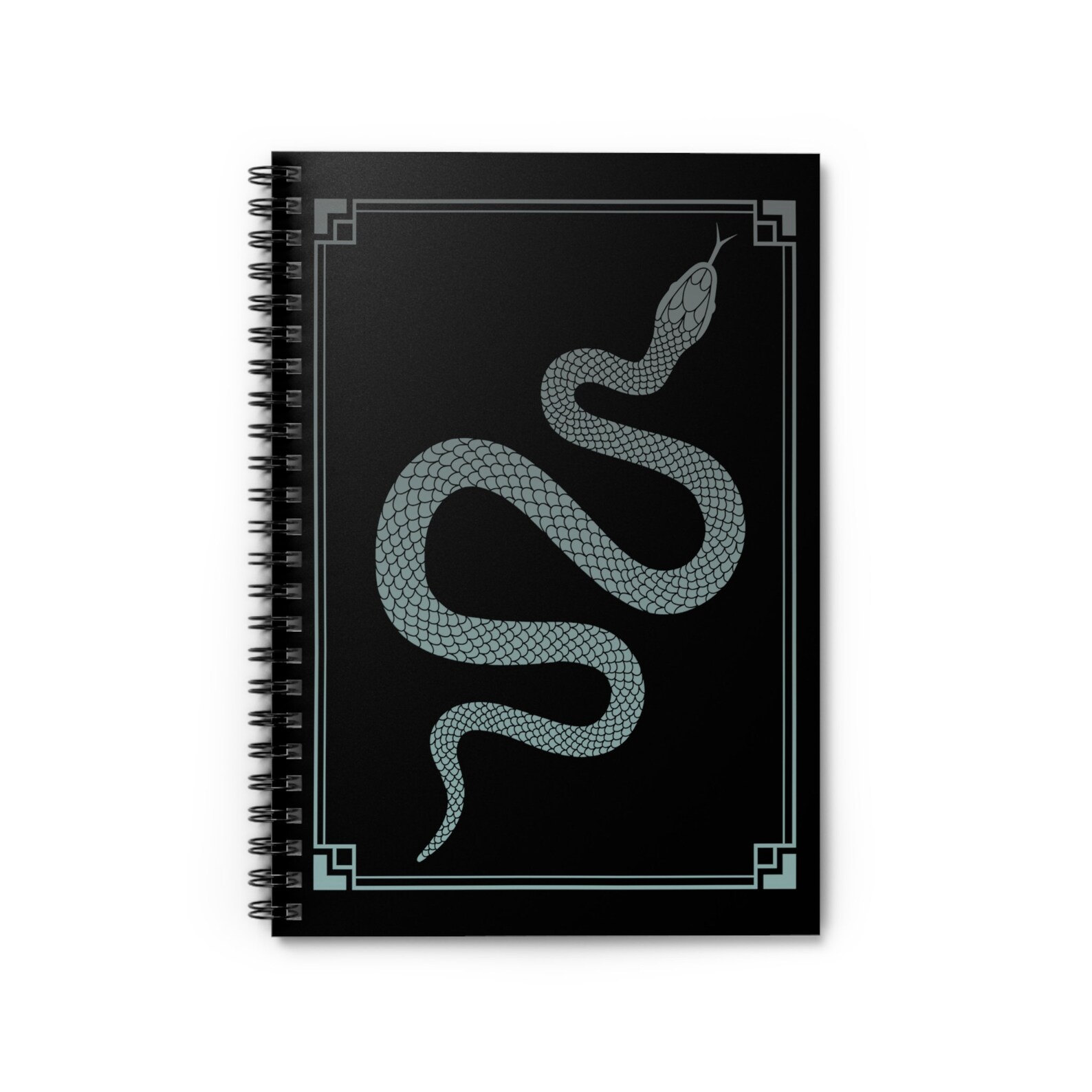 Slithery Scaly Snake Spiral Notebook Ruled Line, Crawling Serpent ...