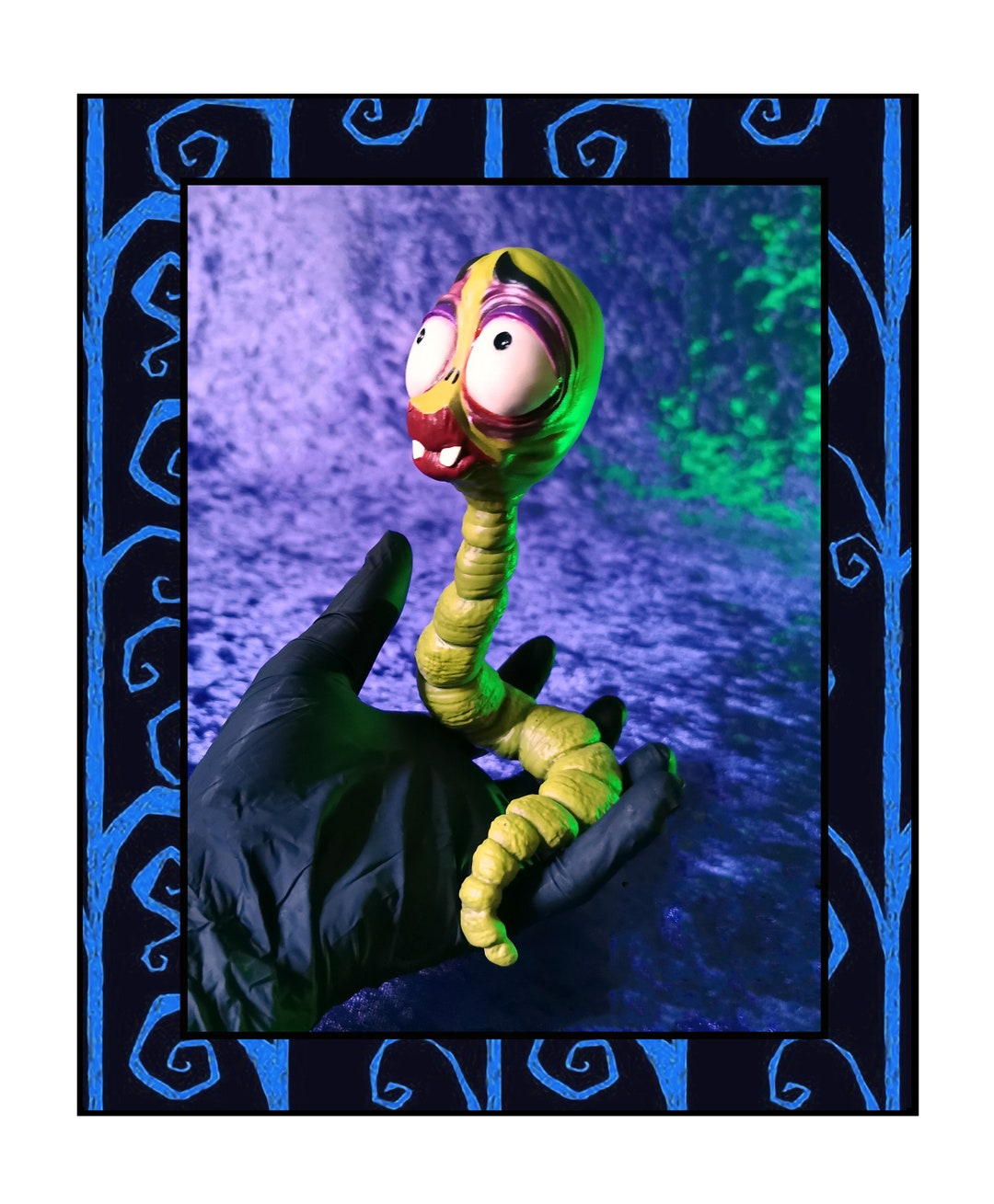 Corpse Bride Maggot Resin Figure Collectible Tim Burton Statue Worm the ...