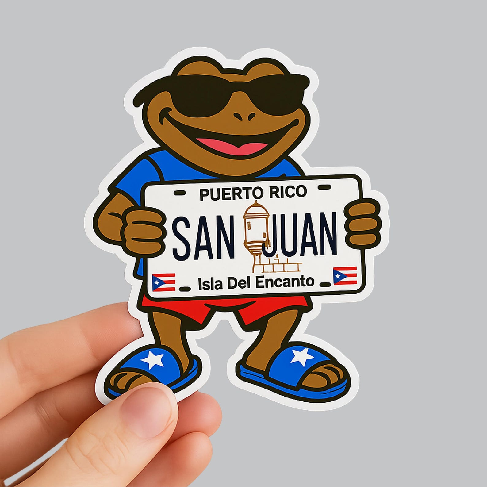 Puerto Rico Coquí Frog SVG PNG | PR License Plate Clipart | Puerto Rico ...